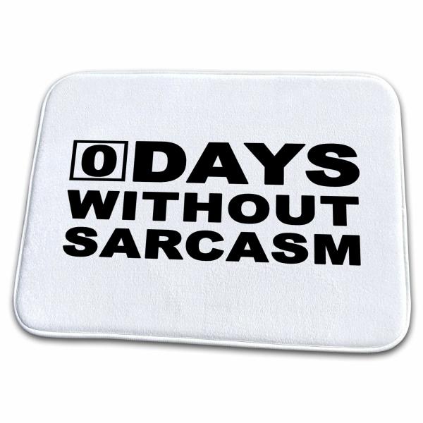 商品名:  3dRose Tory Anne Collections Quotes - 0 Days Without Sarcasm - Bathroom Bath Rug Mats (rug-266019-1)ブランド: 3dRose商品...