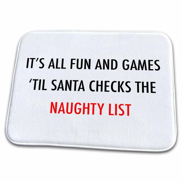 商品名:  3dRose ITS All Fun and Games TIL Santa Checks The Naughty... - Bathroom Bath Rug Mats (rug-232889-1)ブランド: 3dRose商品...
