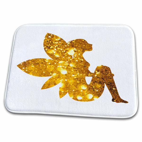 商品名:  3dRose Glittery Sparkling Gold Fairy Fantasy - Bathroom Bath Rug Mats (rug-262496-1)ブランド: 3dRose商品番号: 素材: Polyeste...