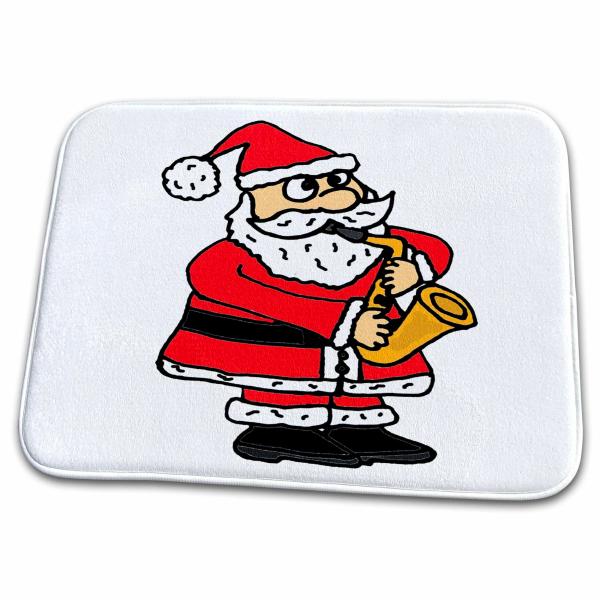 商品名:  3dRose Funny Santa Claus Playing Saxophone Christmas Art - Bathroom Bath Rug Mats (rug-200110-1)ブランド: 3dRose商品サイズ:...