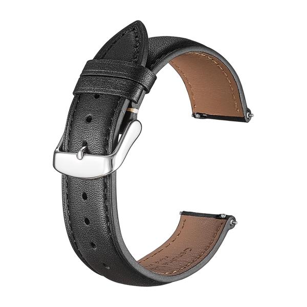 商品名: Avohome 本革腕時計ストラップ 18mm フレンチスイフト ファイングレイン 牛革 防水腕時計ストラップ メンズ/レディース ピンバックル付き Avohome Genuine Leather Watch Band,Frenc...