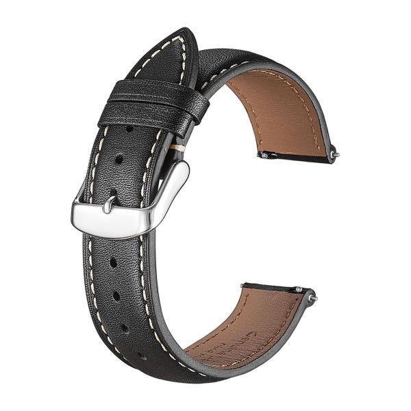 商品名: Avohome 本革腕時計ストラップ 21mm フレンチスイフト ファイングレイン 牛革 防水腕時計ストラップ メンズ/レディース ピンバックル付き Avohome Genuine Leather Watch Band,Frenc...