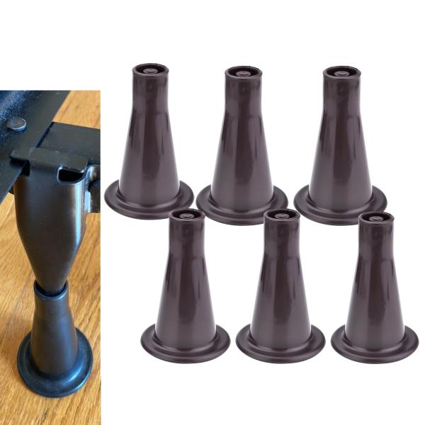 商品名: Home's Place ホイール交換用強化ベッドフレームフィート6個。滑りを防止、床を保護。プラスチックベッドフレーム足交換。 Home's Place 6PCS Reinforced Bed Frame Feet to Rep...