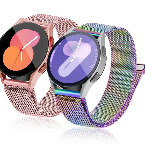 商品名:  YGTIECS Soft Metal Bands Compatible with Galaxy Watch 7 Band 6 5 4 FE Active 2 40mm/44mm, 20mm Stainless Steel Mil...