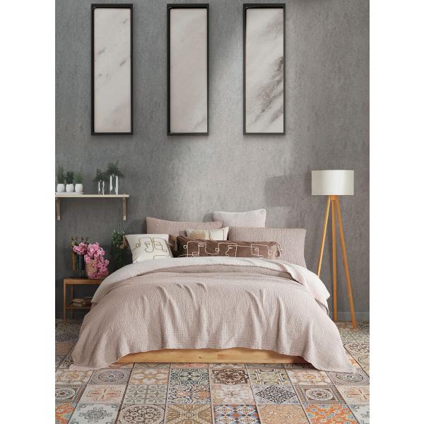 商品名: モスリンコットンスローブランケット 4層 ソフト 軽量 スロー オーガニック 通気性 スローブランケット オールシーズン 多目的 ベッド カウチ ソファカバー (シャンパン キング - 95 x 106インチ) Organic C...