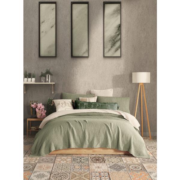 商品名: モスリンコットンスローブランケット 4層 ソフト 軽量 スロー オーガニック 通気性 スローブランケット オールシーズン 多目的 ベッド カウチ ソファカバー (セージグリーン 特大95 x 125インチ) Organic Cot...