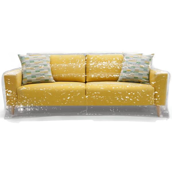 商品名: JOMMIE CHEN クリア厚手ソファカバー ペット用 防水 猫 引っ掻きプロテクター プラスチックソファカバー ビニールソファスリップオーバー 家具保護 収納や引っ越し用 (ソファ-1パック) JOMMIE CHEN Thic...