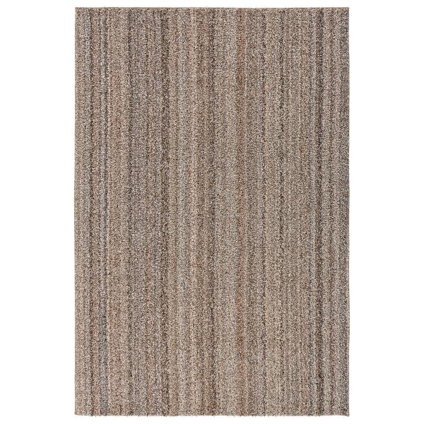 商品名: ガーランドラグ ストライプ シャグ エリアラグ 6フィート x 9フィート ランダムアーストーン (色とデザインは異なる場合があります) Garland Rug Striped Shag Non-Slip Recycled 6' ...