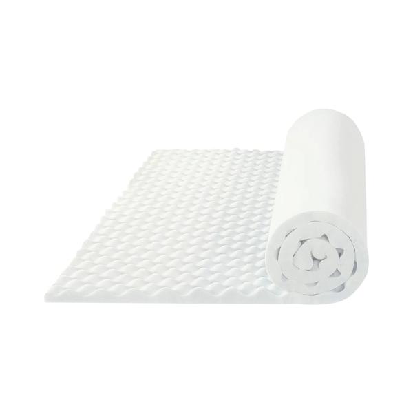 商品名:  Zayton 2-inch Convoluted Foam Mattress Topper with Egg Shell Design | Breathable, Soft, and Comfortable Bed Topper...