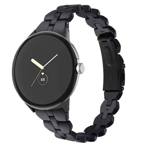 商品名:  FitTurn Compatible with Google Pixel Watch 4 3 41mm/2 1 Band for Women Men, Slim Lightweight Resin With Stainless ...