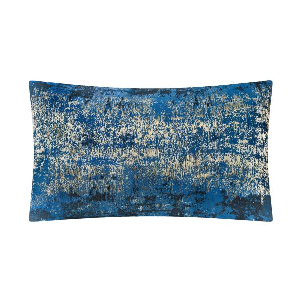 商品名:  THE-TINOART Coastal Throw Pillow Covers 12x20, Navy Blue and Gold Jacquard Woven Decorative Pillow Covers for Couc...