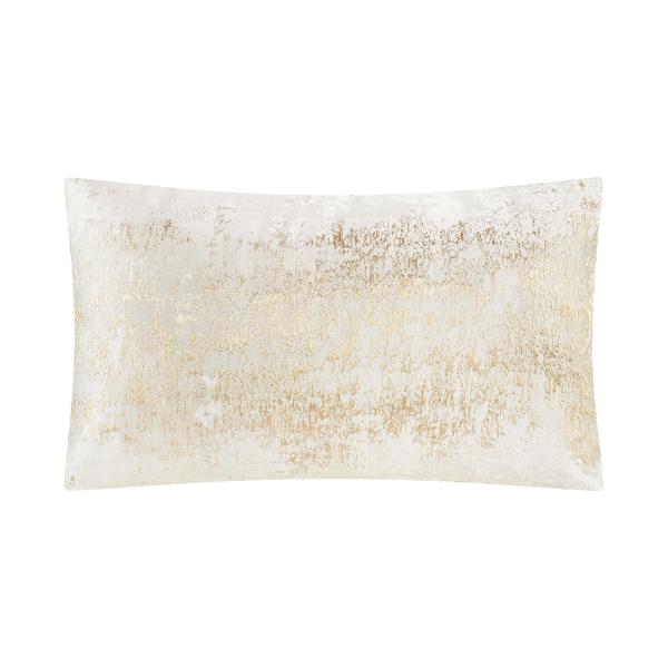 商品名: 12x20 枕カバー クリームホワイト スロー枕カバー 微妙な散りばめられたゴールド 腰部枕カバー リバース ソフト ベージュ ホワイト ベルベット 長方形 スロー 枕カバー ベッド カウチ ソファ 車 1枚 THE-TINOAR...