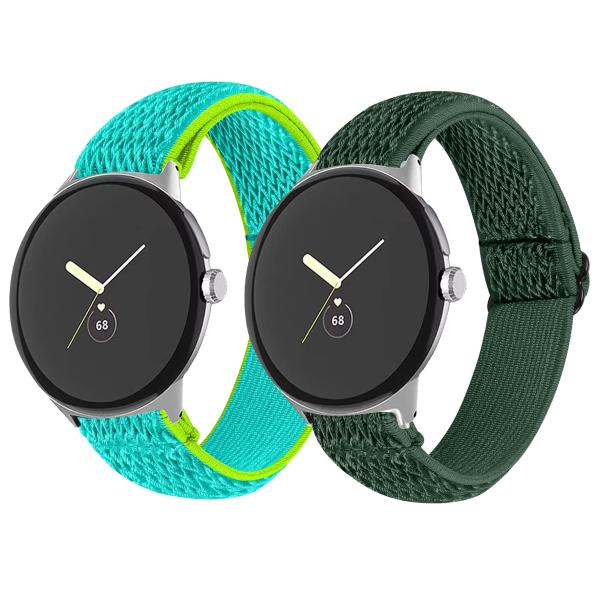 商品名:  FitTurn Compatible with Google Pixel Watch Bands Elastic Adjustable Nylon Fabric Strap Replacement Bracelet Stretc...