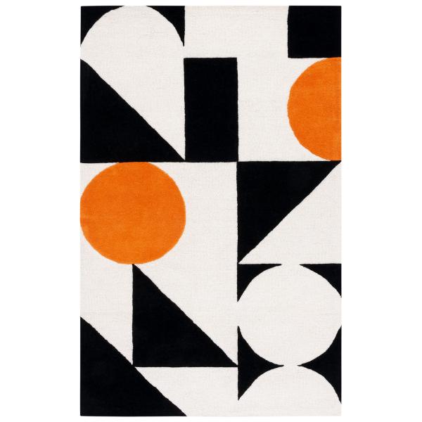 商品名:  SAFAVIEH Rodeo Drive Collection Accent Rug - 2' x 3', Rust &amp; Black, Handmade Mid-Century Modern Abstract Wool,...
