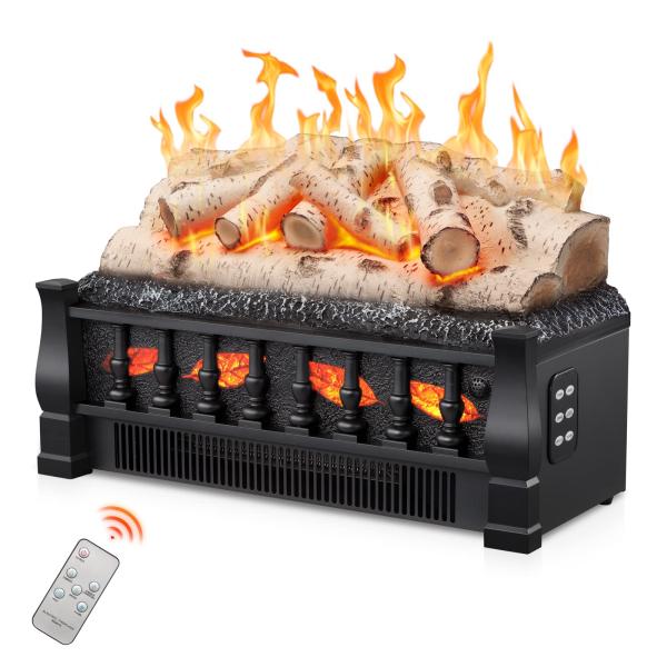 商品名:  Havato Electric Fireplace Log Set Heater, 21" Vintage Design Portable Freestanding Fireplace Log Heater,Realistic ...