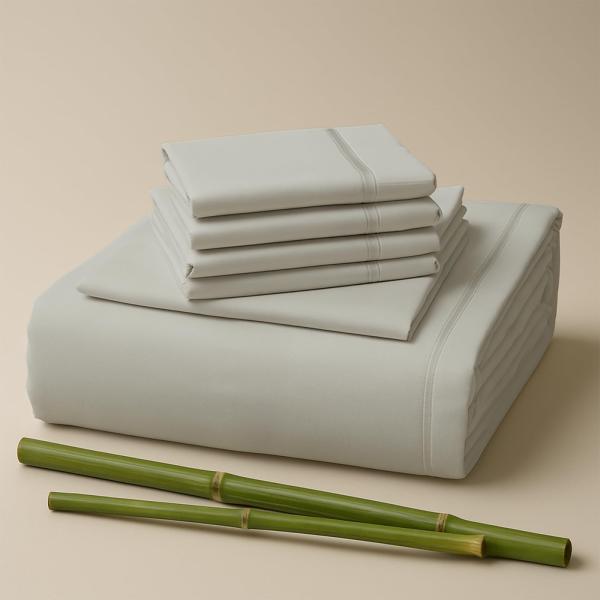 商品名:  Sacred Thread Rayon Derived from Bamboo Sheets Twin XL Size, 18'' Deep Pocket Cooling Sheets for Hot Sleepers, 4 P...