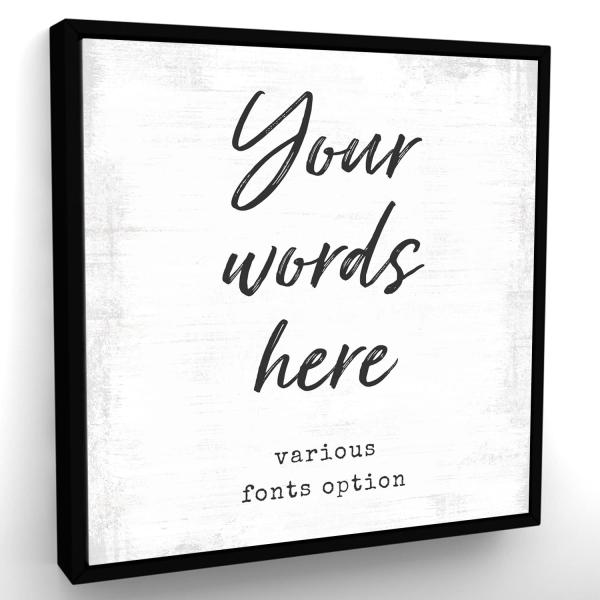 商品名:  Personalized Unique Rustic Framed Word Text Signs Sayings for Living Room or Bedroom, Customized Quotes Plaques Gi...