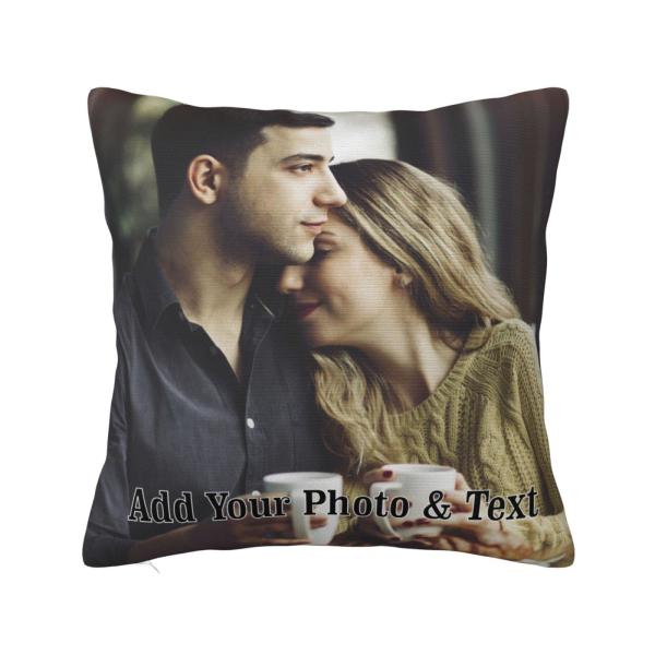 商品名: AMAPARK カスタマイズスロークッションカバー 写真テキスト付きパーソナライズ枕カバー 正方形枕カバー クッションカバー ソファ/ソファ/ベッド/椅子/農家の装飾用 マルチサイズ、1 写真スタイル1、40.6 cmx40.6 ...