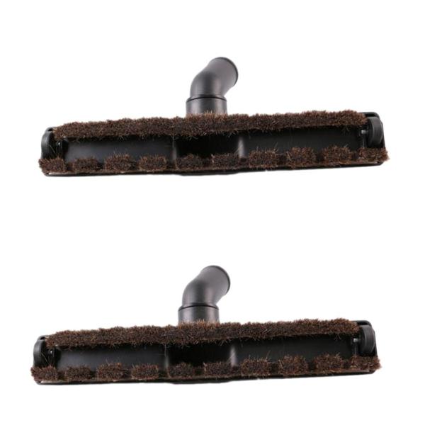 商品名:  ＫＬＫＣＭＳ 2PCS 32mm/'' Dia. Wheeled Vacuum Cleaner Floor Brushes Carpet Hard Floor Tool Horsehair Brush Head, with 36...