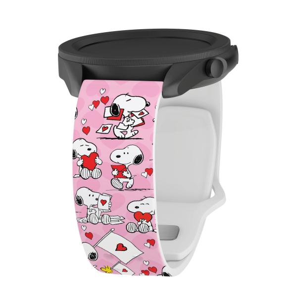 商品名:  Affinity Bands Peanuts Valentines HD Watch Band Compatible with Samsung, Garmin, Fossil, and More (20mm Long Snoop...
