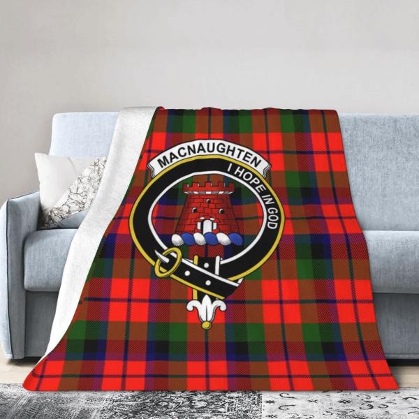 商品名:  Hei Bai.JZQ Ultra Soft Flannel Fleece Blanket, Macnaughton Modern Tartan Clan Badge Comfort Throw Blanket Home Dec...