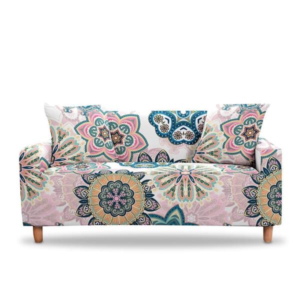 商品名:  LESANGBAIHUODIAN Bohemian Stretch Sofa Cover Fit For Living Room Snowflake Slipcover Elastic Armchair 1/2 / 3/4 Se...