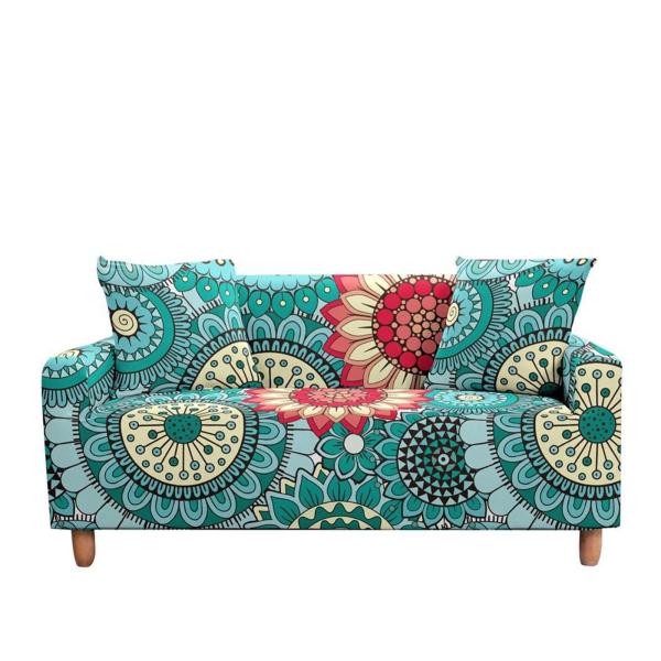 商品名:  LESANGBAIHUODIAN Bohemian Stretch Sofa Cover Fit For Living Room Snowflake Slipcover Elastic Armchair 1/2 / 3/4 Se...