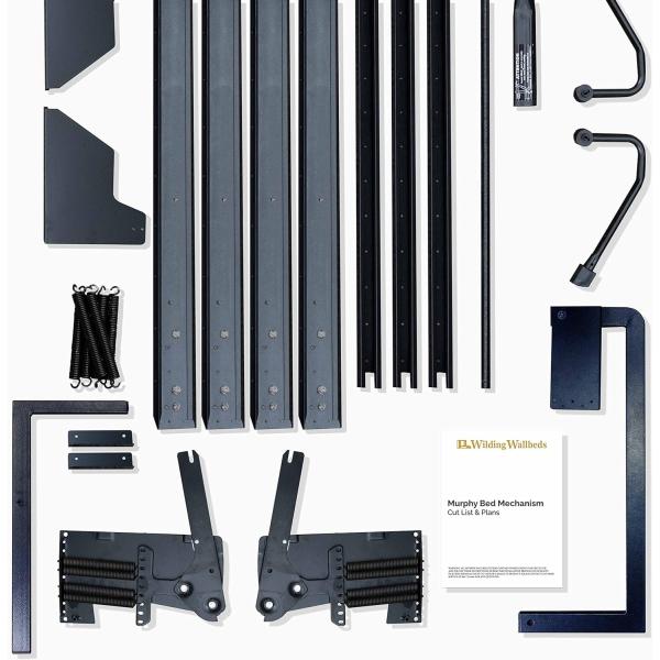 商品名:  Wilding Wallbeds Deluxe Murphy Mechanism With Desk Kit - Vertical Wall Bed, DIY Frame Hardware for Folding Cabinet...