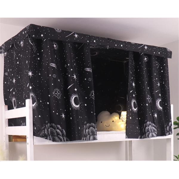商品名: MioCloth 二段ベッドカーテン ドミトリールーム 遮光 装飾 ルームメイト プライバシーカバー キャノピー 写真 背景 装飾 背景 遮光カーテン 星 MioCloth Bunk Bed Curtains Dormitory ...