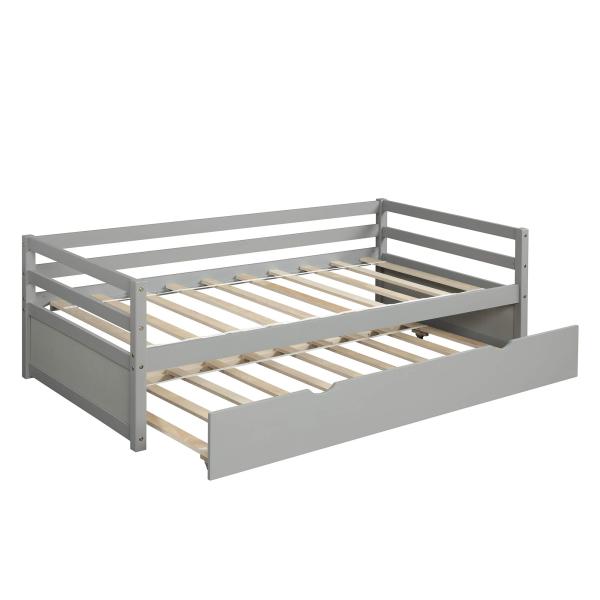商品名:  Harper &amp; Bright Designs Twin Daybed with Trundle, Wood Daybed Twin Size, Sturdy Daybed and Trundle Sofa Bed fo...