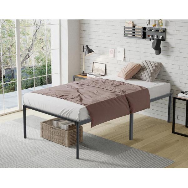商品名:  Capacmkseh 14 Inch Twin Size Metal Bed Frame, Heavy Duty Bed Frame Metal Platform Mattress Foundation Bed Frames w...