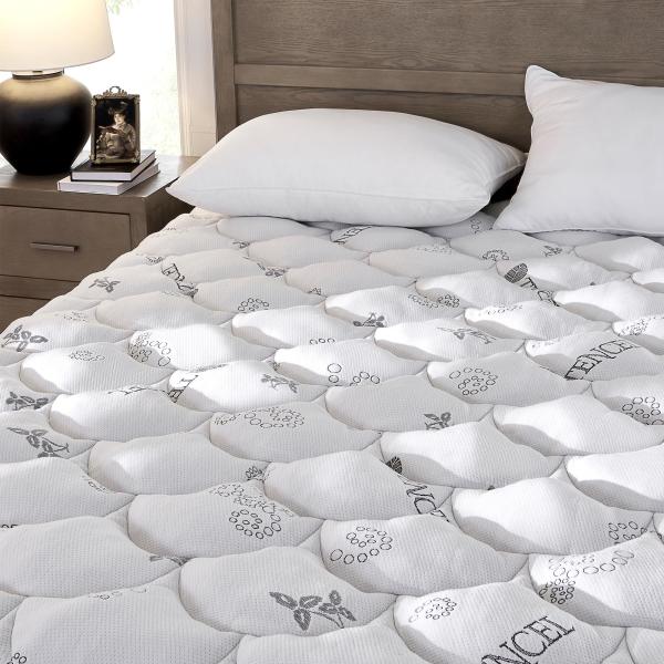 商品名: Tencel 厚手マットレスパッド キングサイズ ピロートップ 豪華 冷却マットレスプロテクター 通気性 マットレストッパー 背中の痛みを和らげる 深いポケットフィットマットレスカバー 8~21インチ Softhour Padde...