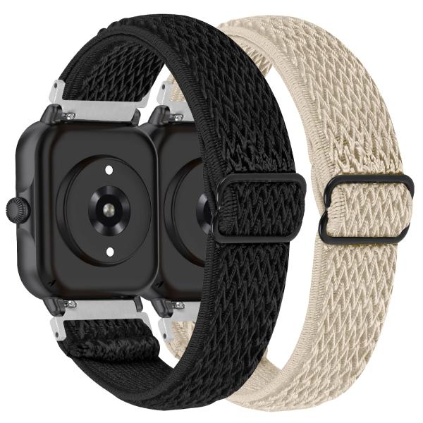 商品名:  RuenTech Elastic Bands Compatible with Letsfit IW1 Lite Smart Watch Band, Replacement Stretch Braided Elastics Nyl...