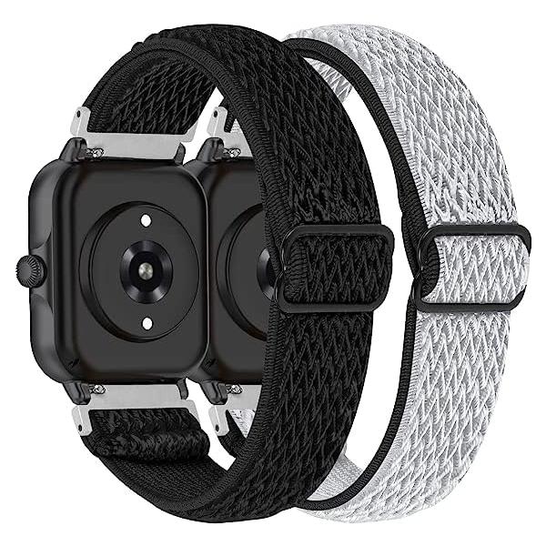 商品名:  RuenTech 2 Pack Elastic Bands Compatible with iTouch Air 3 40mm Smartwatch Band, Adjustable Nylon Straps Replaceme...