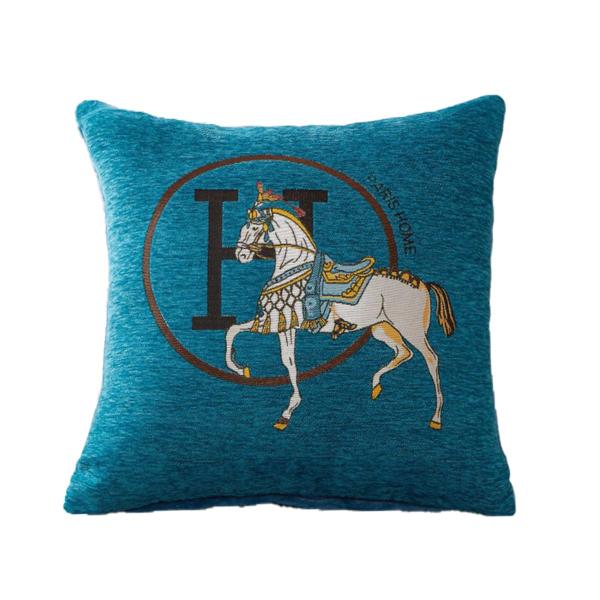 商品名:  Croker Horse 18x18'' inches Throw Pillow Cushion Covers Set Pack of 2 Pcs - Luxury Horse Embroidery Modern Style C...
