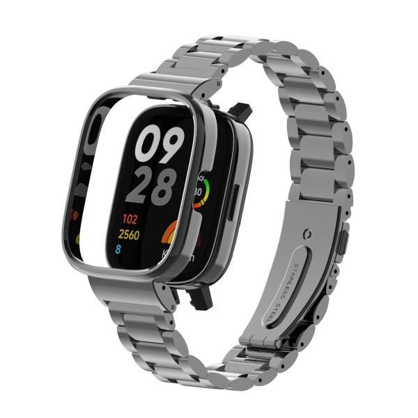 商品名: Hopmc Redmi Watch 3用ストラップ レディース メンズ ステンレススチール クラシック 交換用ストラップ バンド Redmi Smartwatch 3用 (ブラック2) Hopmc For Redmi Watch ...