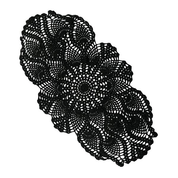 商品名: (ファントモン) Phantomon オーバルレースドイリー かぎ針編みテーブルプレースマット ハンドメイドラウンドニットドイリー ソファ家具カバー ヴィンテージテーブルクロス 23×12インチ コットン100% Phantomo...