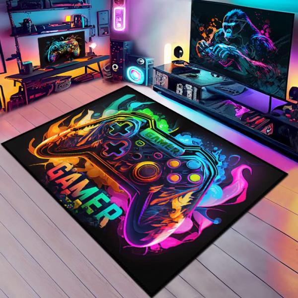 商品名:  ERWAAD Gaming Rug for Boys Room - Gamer Rug with Controller Design for Game Room,Esports Room 36x24 inchesブランド: ER...