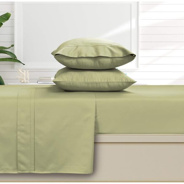 商品名:  Tribeca Living Queen Fitted Sheet, Soft Egyptian Cotton Sateen Solid Sheets, Extra Deep Pocket, 500 Thread Count, ...