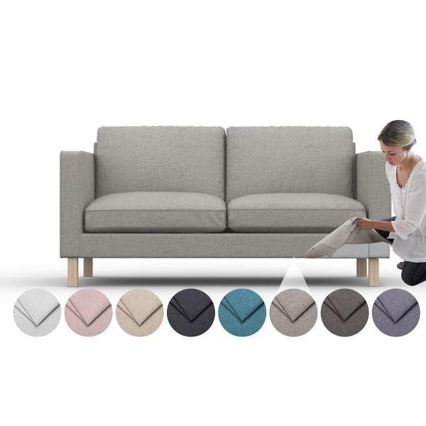 商品名:  comfortly | Cover for Karlstad 2 Seat Sofa, Replacement Slipcover, Heavy Duty 7 pcs Cover, Pets and Stain Proof Du...