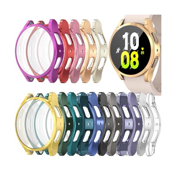 商品名:  RICHONE [16Pack] Compatible with Samsung Galaxy Watch 4/5/FE 40mm Screen Protector, Flexible TPU Bumper Case Full ...