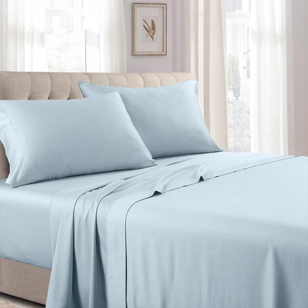商品名:  Royal Tradition Made in USA- Unattached Soft Cotton Sateen Waterbed Sheets Set (California Queen, Blue)ブランド: Royal...