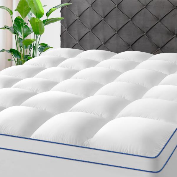 商品名: マットレスパッド (ホワイトフル) KAYFIA Full Mattress Topper,Extra Thick Mattress Pad Cover for Deep Sleep,3D+7D Snow Down Alterna...
