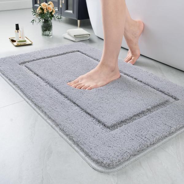 商品名:  LOCHAS Luminous Non Slip Bathroom Rugs 32 x 20 Inch, Extra Soft and Comfy Bath Mats Rug, Absorbent Thick Microfibe...