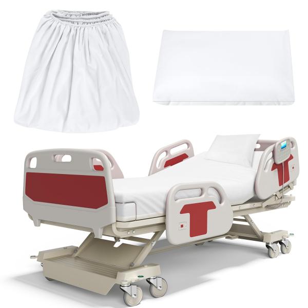 商品名: Preboun 2枚入り 病院用ベッドシーツ 36 x 84 x 14インチ 病院用ベッドシーツと枕カバー付き 全周ゴム付き 自宅、マッサージテーブル、ホテル、病院用(ホワイト) Preboun 2 Pcs Hospital Be...