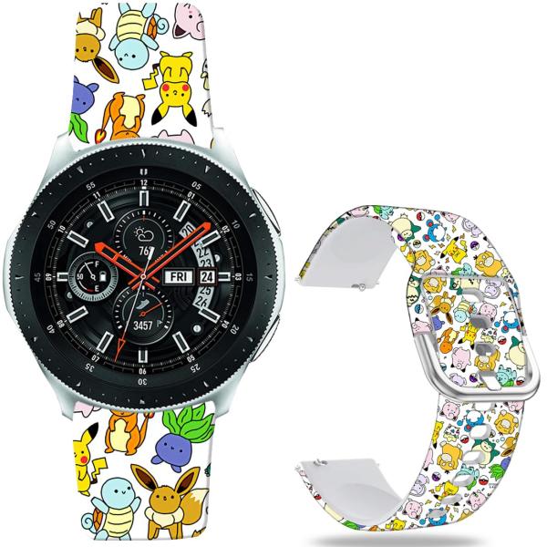 商品名:  Sjiangqiao Pikacu Sea Turtle Anime Bands Compatible with Samsung Galaxy Watch 46mm/Gear S3 Frontier/Classic/Watch ...