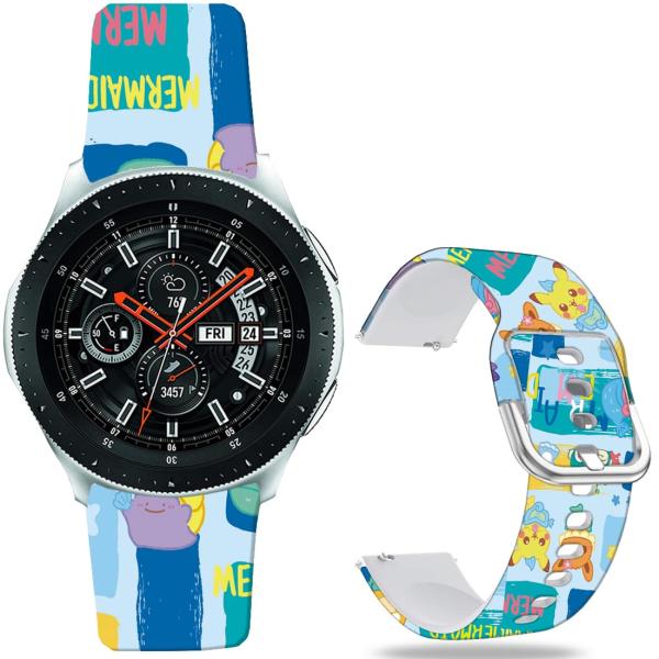 商品名:  Sjiangqiao Pikac Mermaid Fish Bands Compatible with Samsung Galaxy Watch 46mm/Gear S3 Frontier/Classic/Watch 3 45m...