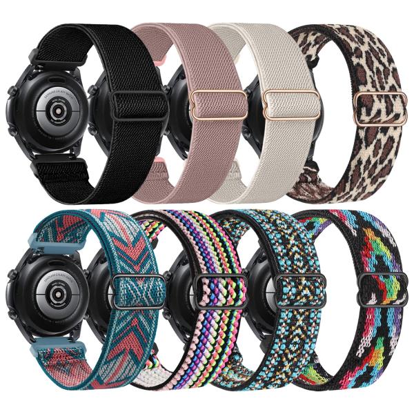 商品名: Lzwldan 伸縮性ナイロン腕時計バンド 8本パック Amazfit GTS/GTS 2/GTS 2 mini/GTS 2e/GTS 3/GTS 4/GTS 4 mini、20mm ソフトゴムリストバンド Amazfit Bip...