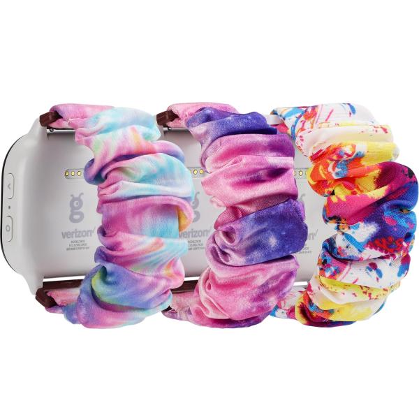 商品名: [3個パック] Gizmo Watch 3/2/1/用シュシュバンド、Gabb Watch、SyncUPキッズウォッチ交換用バンド、20mmのかわいいプリント弾性ソロループバンド、男の子と女の子用。, 宝石不使用。 BXKM 3 ...