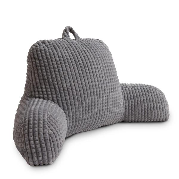 商品名: Holawakaka 大人用 読書用クッション 腕付き 背もたれ 読書用枕 ベッドでの座り込み ベッドレスト くつろぎ用 ノートパソコンでの作業に 腕の背中サポートクッション 男女兼用 ティーン向け グレー Holawakaka ...